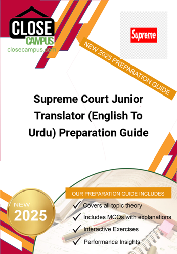 Buy Supreme Court Junior Translator To Urdu Preparation Guide 2026 ...