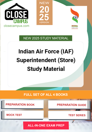 Buy Indian Air Force (IAF) Superintendent (Store) Study Material 2025 ...