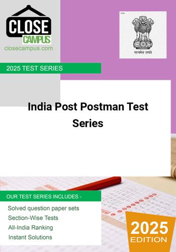 Buy India Post Postman Test Series 2025 Edition - Closecampus