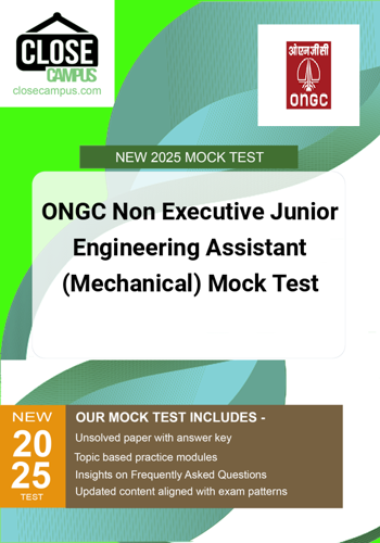 Buy ONGC Non Executive Junior Engineering Assistant Mechanical Mock ...