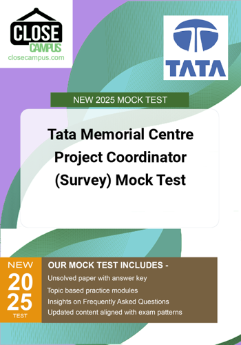 Buy Tata Memorial Centre Project Coordinator Survey Mock Test 2026 ...