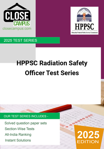 Buy HPPSC Radiation Safety Officer Test Series 2026 Edition - Closecampus