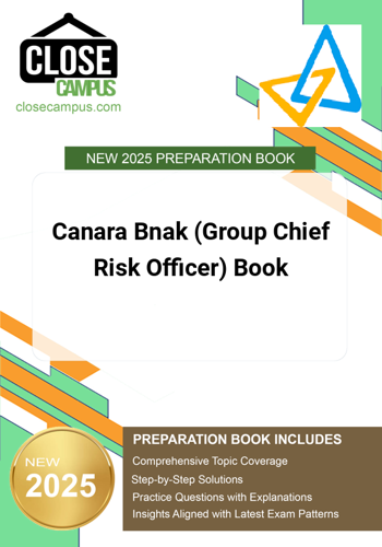 Buy Canara Bnak Group Chief Risk Officer Preparation Book 2026 Edition ...