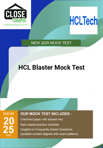 Buy HCL Blaster Mock Test 2025 Edition - Closecampus