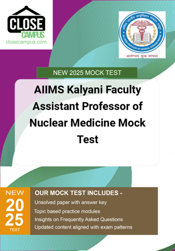 Buy AIIMS Kalyani Faculty Assistant Professor of Nuclear Medicine Mock ...
