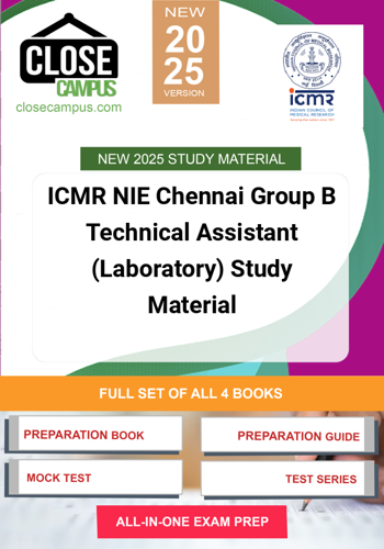 Buy ICMR NIE Chennai Group B Technical Assistant Laboratory Study ...