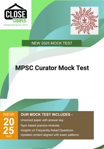 Buy MPSC Curator Mock Test 2026 Edition - Closecampus
