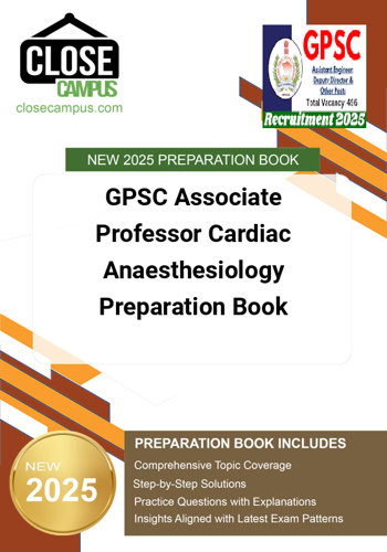 Buy GPSC Associate Professor Cardiac Anaesthesiology Preparation Book ...