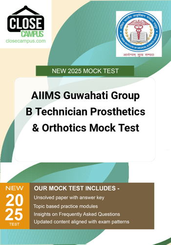 Buy AIIMS Guwahati Group B Technician Prosthetics & Orthotics Mock Test ...