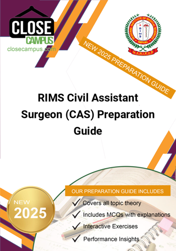 Buy RIMS Civil Assistant Surgeon CAS Preparation Guide 2026 Edition ...