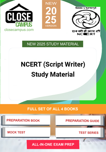 Buy NCERT (Script Writer) Study Material 2025 Edition - Closecampus