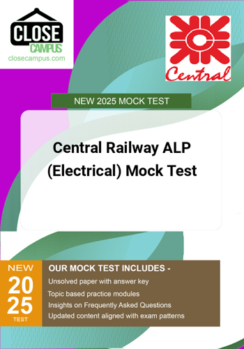 Buy Central Railway ALP (Electrical) Mock Test 2025 Edition - Closecampus