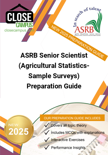 Buy ASRB Senior Scientist Agricultural StatisticsS&le Surveys ...