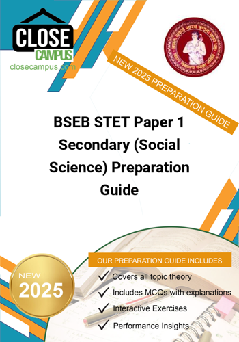 Buy BSEB STET Paper 1 Secondary Social Science Preparation Guide 2026 ...