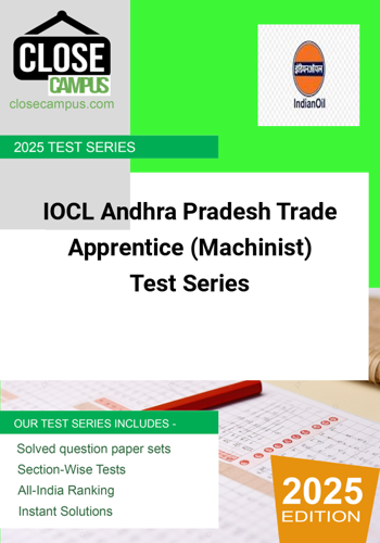 Buy IOCL Andhra Pradesh Trade Apprentice Machinist Test Series 2026 ...