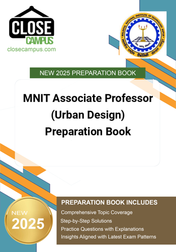 Buy MNIT Associate Professor (Urban Design) Preparation Book 2025 ...