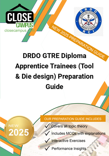 Buy DRDO GTRE Diploma Apprentice Trainees (Tool & Die design ...