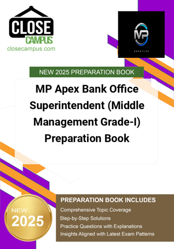 Buy MP Apex Bank Office Superintendent Middle Management GradeI ...