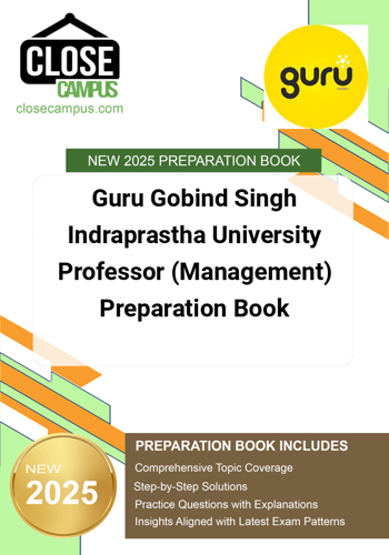 Buy Guru Gobind Singh Indraprastha University Professor (Management) Preparation Book 2025 ...