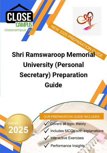 Buy Shri Ramswaroop Memorial University Personal Secretary Preparation ...