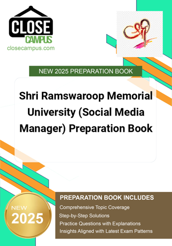 Buy Shri Ramswaroop Memorial University Social Media Manager ...