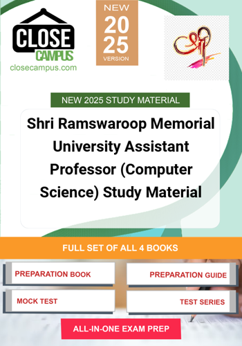 Buy Shri Ramswaroop Memorial University Assistant Professor Computer ...