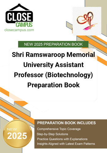 Buy Shri Ramswaroop Memorial University Assistant Professor ...