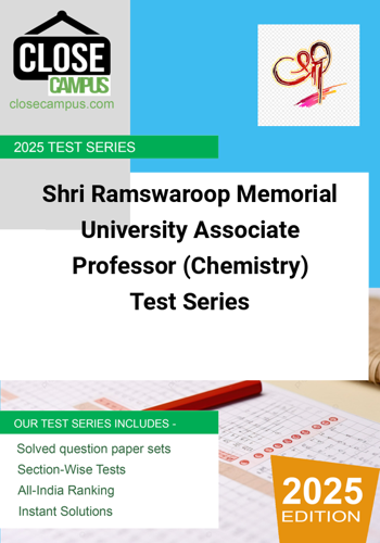 Buy Shri Ramswaroop Memorial University Associate Professor Chemistry ...