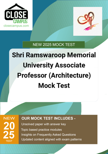 Buy Shri Ramswaroop Memorial University Associate Professor ...