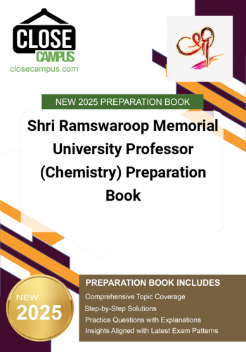 Buy Shri Ramswaroop Memorial University Professor Chemistry Preparation ...