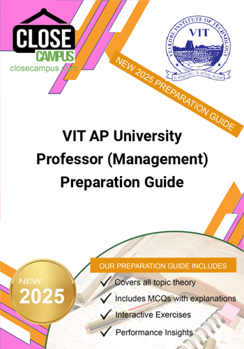 Buy VIT AP University Professor (Management) Preparation Guide 2025 ...