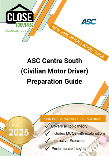 Buy ASC Centre South (Civilian Motor Driver) Preparation Guide 2025 ...