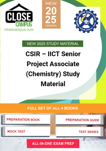 Buy CSIR IICT Senior Project Associate Chemistry Study Material 2026 ...