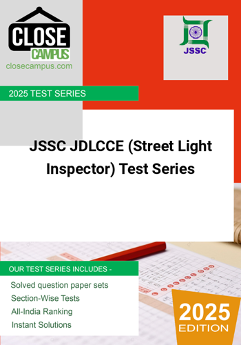 Buy JSSC JDLCCE Street Light Inspector Test Series 2026 Edition ...