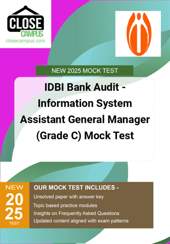Buy IDBI Bank Audit Information System Assistant General Manager Grade ...