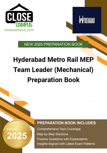 Buy Hyderabad Metro Rail MEP Team Leader Mechanical Preparation Book ...