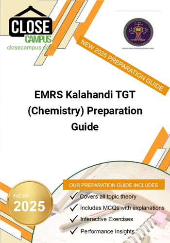 Buy EMRS Kalahandi TGT Chemistry Preparation Guide 2026 Edition ...