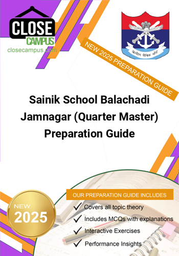 Buy Sainik School Balachadi Jamnagar Quarter Master Preparation Guide ...