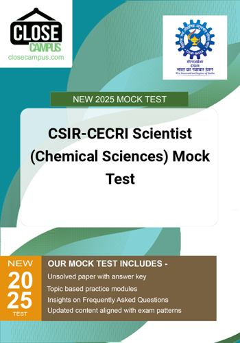 Buy CSIR-CECRI Scientist (Chemical Sciences) Mock Test 2025 Edition ...