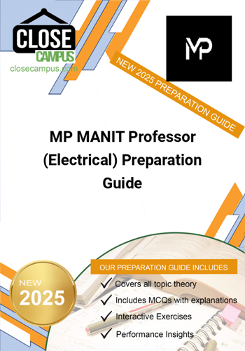 Buy MP MANIT Professor (Electrical) Preparation Guide 2025 Edition ...