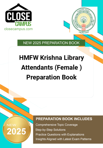 Buy HMFW Krishna Library Attendants (Female ) Preparation Book 2025 Edition - Closecampus