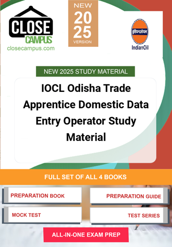 Buy IOCL Odisha Trade Apprentice Domestic Data Entry Operator Study ...