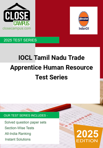 Buy IOCL Tamil Nadu Trade Apprentice Human Resource Test Series 2026 ...