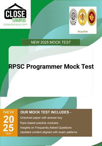 Buy RPSC Programmer Mock Test 2026 Edition - Closecampus