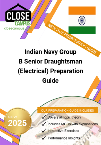 Buy Indian Navy Group B Senior Draughtsman Electrical Preparation Guide ...