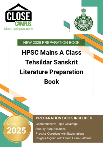 Buy HPSC Mains A Class Tehsildar Sanskrit Literature Preparation Book ...