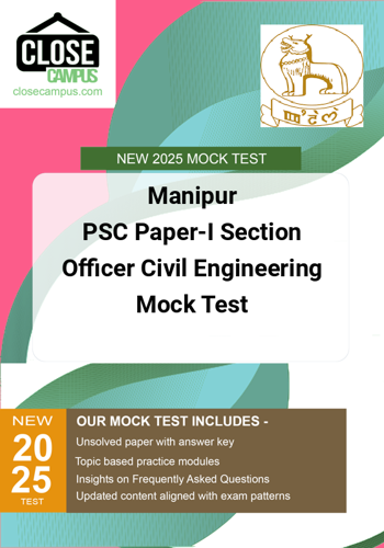 Buy Manipur PSC PaperI Section Officer Civil Engineering Mock Test 2026 ...