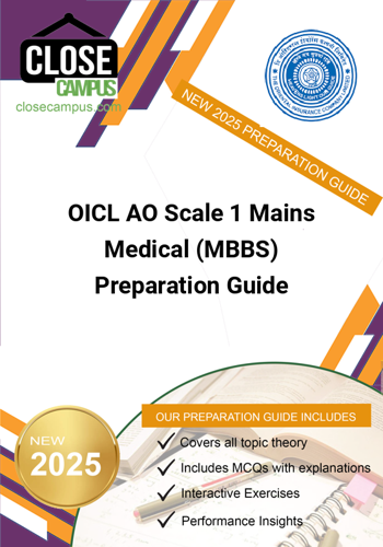 Buy OICL AO Scale 1 Mains Medical MBBS Preparation Guide 2026 Edition ...