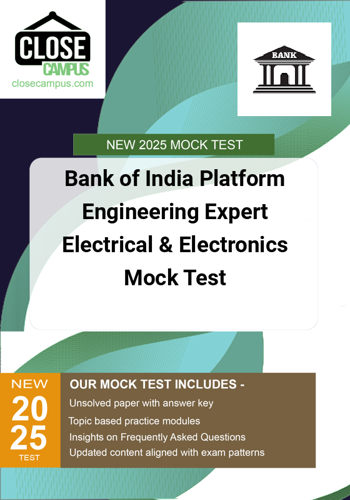 Buy Bank of India Platform Engineering Expert Electrical & Electronics ...
