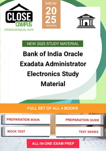 Buy Bank of India Oracle Exadata Administrator Electronics Study ...